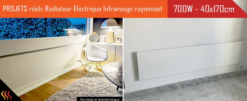 Chauffage électrique infrarouge rayonnant par radiateur à infrarouge ...